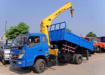 China 6.3T Durable Heavy Things Lifting Telescopic Boom Truck Mounted Crane for sale