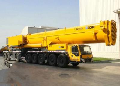 China XCMG 650ton All Terrain truck mounted cranes equipment QY650 , low noise for sale