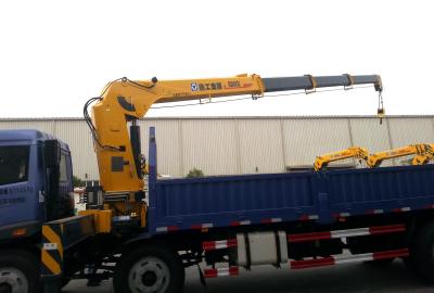 China Safety Telescopic Boom Truck Mounted Crane For Telecommunications facilities for sale