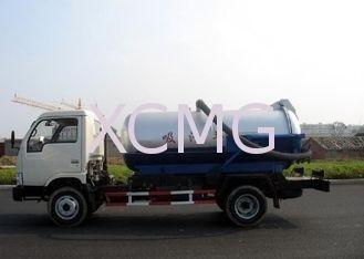 China Self-Flow Emission Special Purpose Vehicles , Septic Pump Truck For Transporting Feces & Sludge & Screes for sale