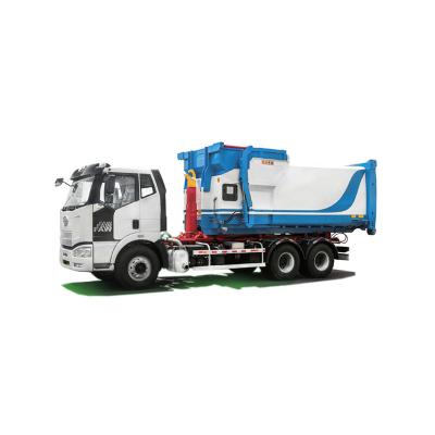 China Small Unloading Type Special Purpose Vehicles Automatic And Manual Garbage Truck for sale