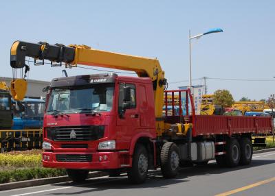 China 3955 kg Truck Mounted Telescopic Boom Truck Crane  For City Construction for sale