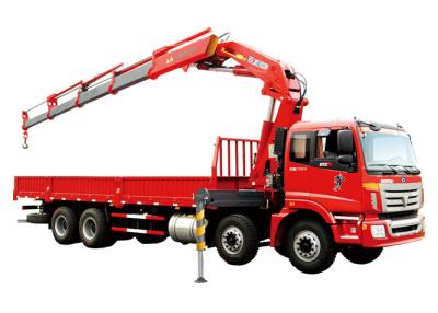 China Fast  Knuckle Boom Truck Mounted Crane For Heavy Things Lifting,16Ton for sale