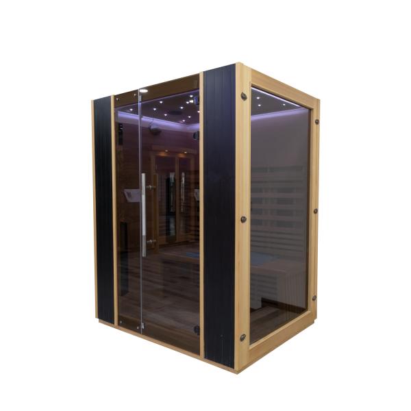 Quality Luxury 4 Persons Low Emf Carbon Panel Heater Home Infrared Sauna for sale