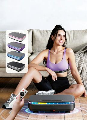 China Multi-Color LED Vibration Plate， Remote Control Fat Burning Platform for sale