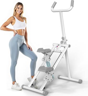 China Stair Stepper For Home Gym，Resistance Foldable Stepper Climber Exercise Machine for sale