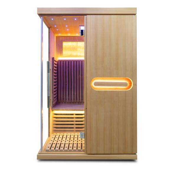 Quality Sauna House Far Infrared Dry Sauna Room With WiFi Control Panel Solid Wood Electric Heating And Modern Design Style for sale