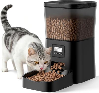 China 130 Degree Wide View Pet Feeder Two Way Audio App Remote Timed Feeding Design for sale