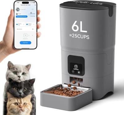 China Large Capacity Pet Dispenser App Remote Timed Feeding Privacy Protection for sale