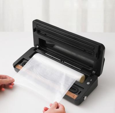 China Compact Vacuum Sealer Machine 200W Strong Suction  Dry/Wet Mode Built-in Cutter for sale