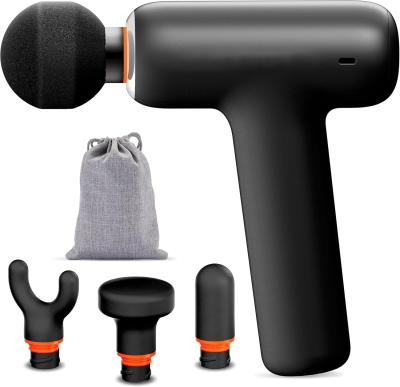 China Massage Gun Percussion Massager With 4 Massages Heads Silent Brushless Motor for sale