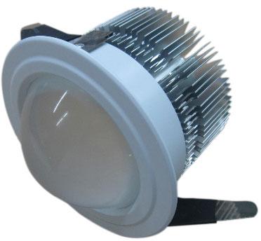 Cina disegno LED bianco Downlight del dissipatore di calore 15W con 60 gradi per illuminazione di progetto in vendita