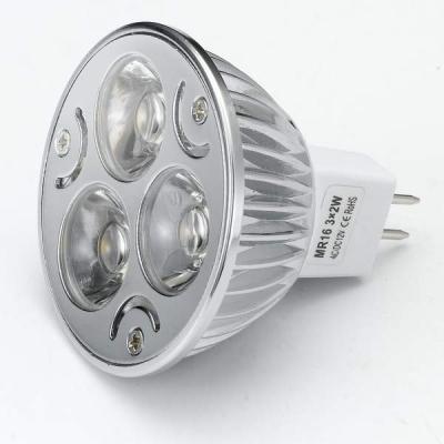 中国 クロムはショー場合の照明のためのAM-N133A 6W Dimmable MR16 LEDのスポットライトを終えた 販売のため