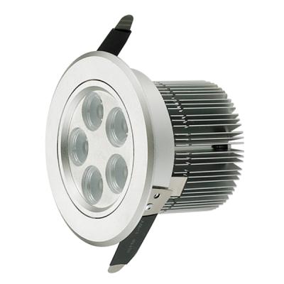 Cina Argento registrabile 15W LED Downlight di angolo con 2800 a 3200K usato per illuminazione di progetto in vendita