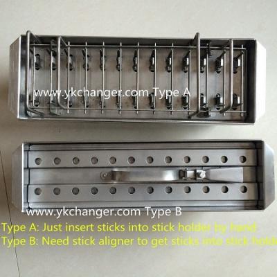 China Commercial Ice cream molds tray basket for freeze tank ice cream machine high quality with stick extractor for sale