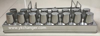 Stainless steel ice lollipop molds ice cream molds tray 2x8 90ml with stick holder
