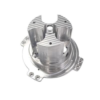 China Aanpassing van roestvrij staal CNC draaibank metalen/aluminium frezen/boren Precision Manifold Machining Parts Te koop