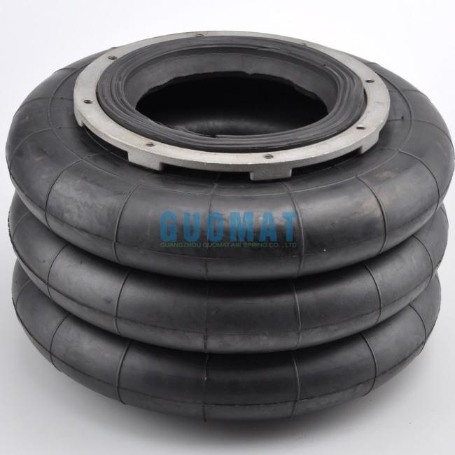 10X3 Dunlop Sp159 Triple Convoluted Air Spring Actuator Refer to Contitech FT 210-32 Stroke 230mm