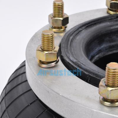 China 260130H-1 One Single Industrial Air Springs With M10 Aluminum Alloy And Rubber Airbags for sale