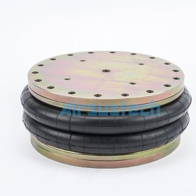 China Industrielle Suspendierung LHF320240-2 flanschen doppelte gewundene Luft-Frühlinge für große Unterhaltungs-Ausrüstung zu verkaufen