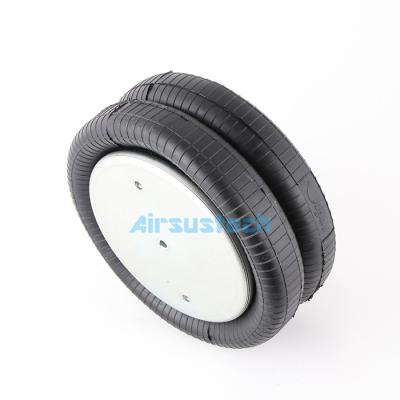 China Triangle Double Convoluted Suspension Air Springs 6375 4514 With Bumper for sale