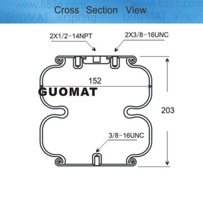중국 두배 뒤엉킨 산업적 중단 공중은 듀얼 1/2-14NPT 항구 공기압 리프트 58352를 튀게 합니다 판매용