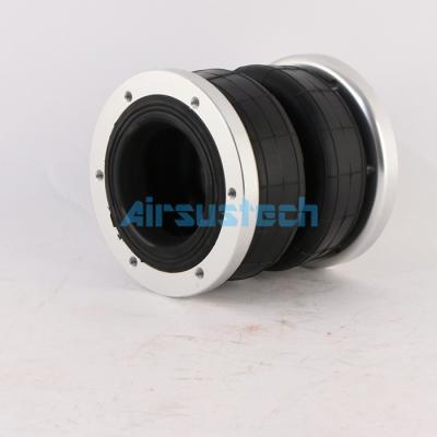 中国 フランジによって変更される懸濁液の空気ばねの自在継手二重空気袋の衝撃吸収材 販売のため