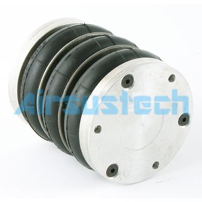 China Durability Rubber Steel Suspension Air Springs FT 22-6 DI CR Contitech Air Actuator With White Cover Plate for sale