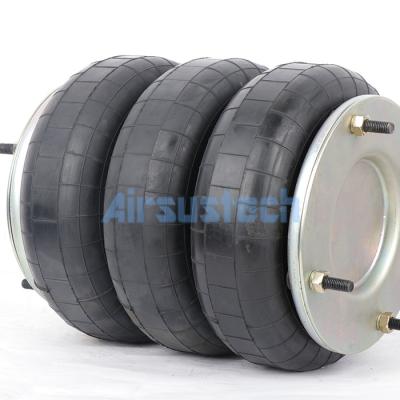 Cina Primavera d'aria convoluta Dunlop Springride SP1539 Triple Rubber Bellow Hight Quality in vendita
