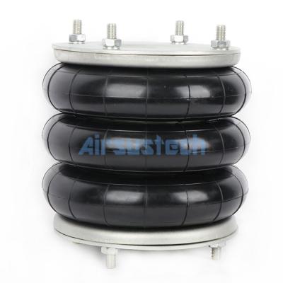 China Function Reduce Shock Parker 9109017 Air Bellow G1/2 Flange Connection Rubber Air Spring Assembly Natural Height 196 MM for sale