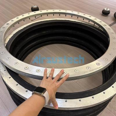 China Firestone Style 348-3 Industrial Air Spring W01-M58-6971 with Aluminum Flange Ring for sale