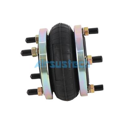 China Flange Connection Rubber Air Suspension 1H150076 4-M10 Threaded Hole Air Spring for sale