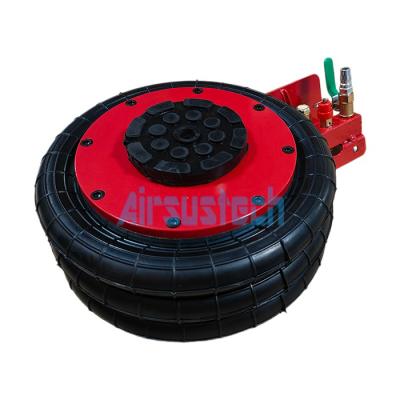 China 3T3BDB AIRSUSTECH Jack Air Spring Max. H. 400 MM Triple Convoluted Air Bellows for sale