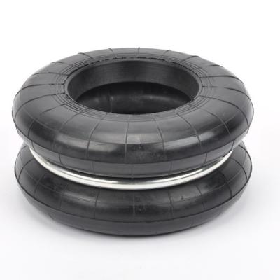 China 0.7Mpa 160mm Yokohama Air Spring S-100-2R Rubber Cross Airsustech F-100-2 Double Cushion for sale