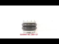 Dunlop SP1490 Air Actuator Double Convoluted Pneumatic Air Spring 4×M10 Screw Studs