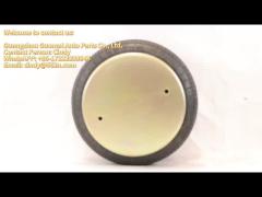 1/4NPTF Air Inlet Goodyear 2B12-425 Shock Absorber Bellow Replacement Double Convoluted Air Rubber Spring
