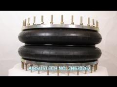 Sacos de ar de anel de flange W013587772 Dupla borracha de moagem de ar industrial