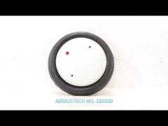 Goodyear 1B12-313 One Convoluted Rubber Air Spring Cross FS330-11 474 Air Ride Suspension With 1/4 UNC