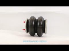 155MM Total Stroke Air Spring Contitech 2S120-17 Double Type Air Suspension System