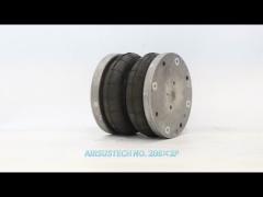 Cross FD 76-14 DI Contitech Air Spring 6X2 W01-R58-4070 Firestone con due convoluzioni