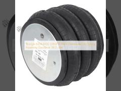 Triangolo 6334 4430 1/4NPTF Triplice assemblaggio a molla ad aria convoluta Goodyear 3B12-304