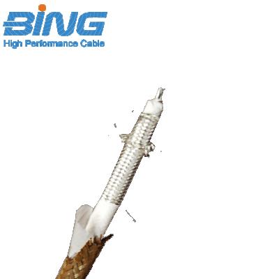 China RG144 Coax M17/62 75 Ohm High Temperature RF Cable for Aerospace and Defense Systems for sale