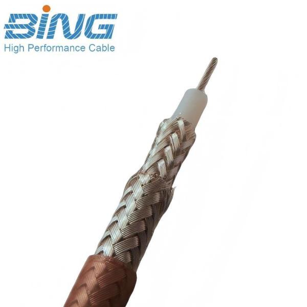 Quality RG142 MIL-DTL-17 Compliant Coaxial Cables 4.95mm 8GHz Feeder Cable with FEP Jacket for sale