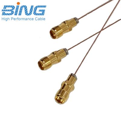 China SR-020 Miniature Microwave Cable Assemblies with MCX,SMA,BNC &PSMP Connectors for sale