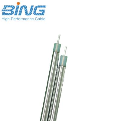 China 0.087'' Non-Magnetic Semi-Rigid Coax Cable 50 Ohm SR-086C-SP Silver Plated RF Cable for sale
