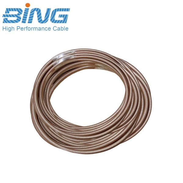 Quality RG316D 50 Ohm Coaxial Cable Double Shielded MIL-DTL-17 Compliant Cable with FEP Jacket for sale
