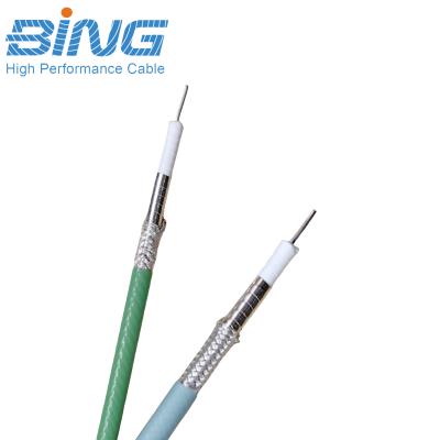China True Flex 086 24 AWG Spiral Strip Coax Solid-Core Microwave Cable with FEP Jacket for sale