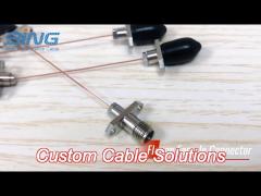 2.4 mm sr021 cable assembly dc-50 ghz ptfe insulated for telecommunication medical and test equipmen