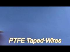 afr250-3 ptfe taped wire silver plated copper 600v flexible heat resistant for communication