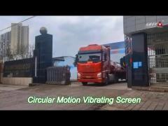 1500x1500mm specifications smoothly mobile vibrating screen industrial shaker screen